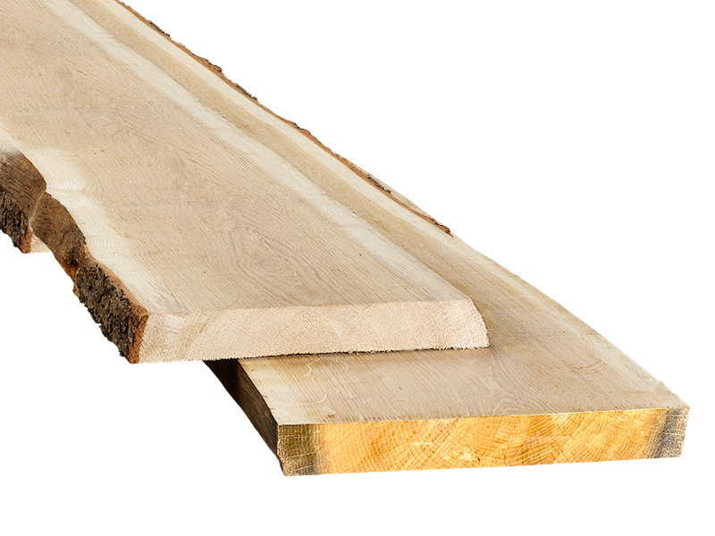 Eiken schaaldelen laten de vorm van de boom zichtbaar | Eikenhout.nl